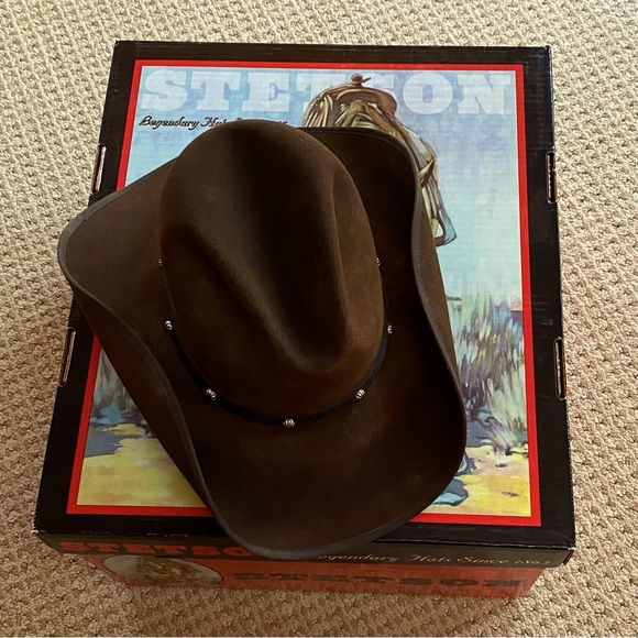 Stetson | Accessories | Authentic Stetson Beaver 4x Cowboy Hat In Mink ...